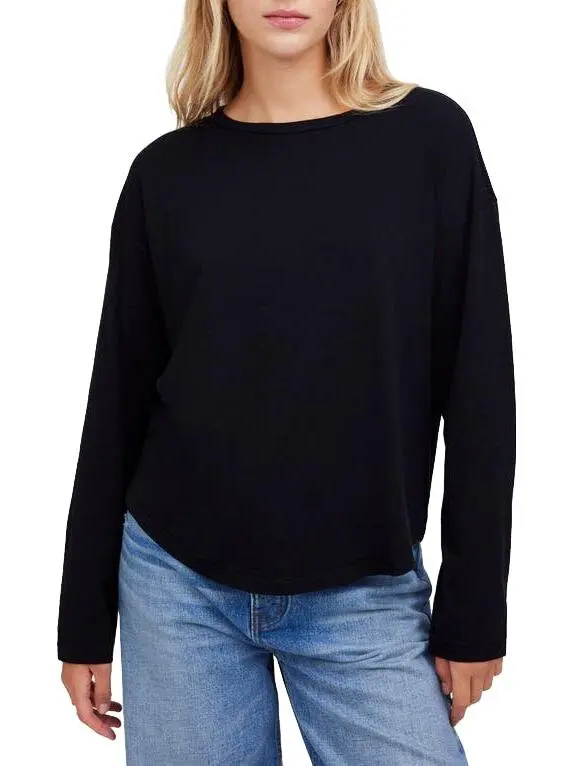 Madewell Relaxed Long-sleeve T-shirt - Jet Black