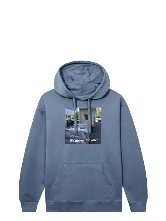ANTI SOCIAL SOCIAL CLUB X Usps Delivery Hoodie - Storm Blue