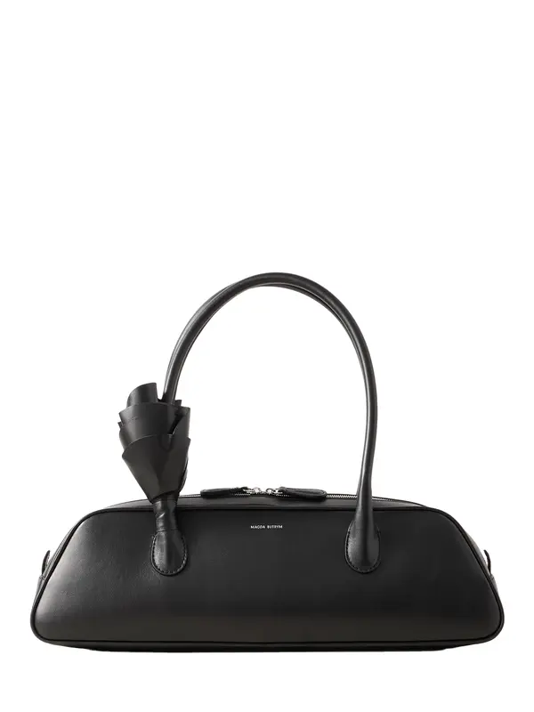 Magda Butrym Brigitte Leather Tote - Black
