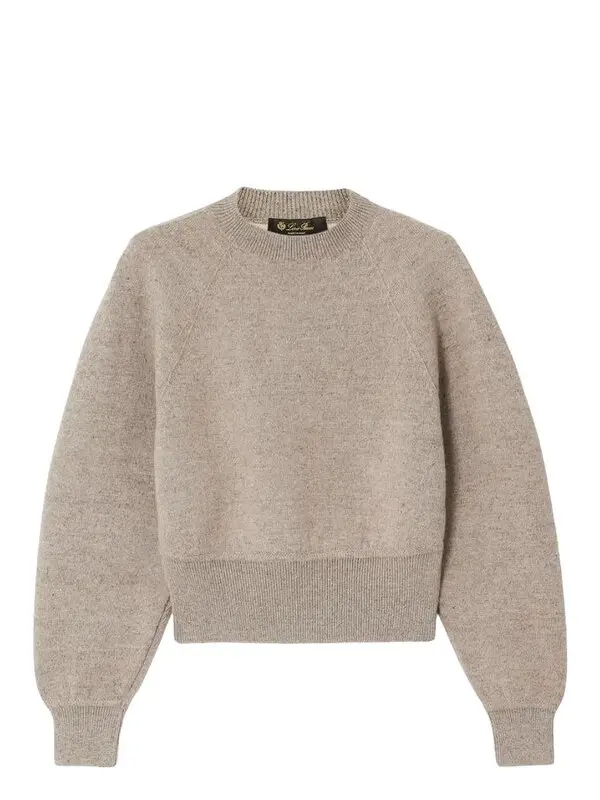 Loro Piana Silk And Cashmere-blend Sweater - Neutrals