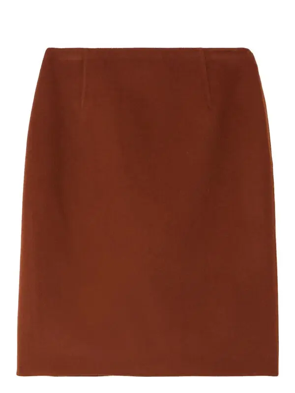 Loro Piana Vivian Cashmere-blend Mini Skirt - Brown