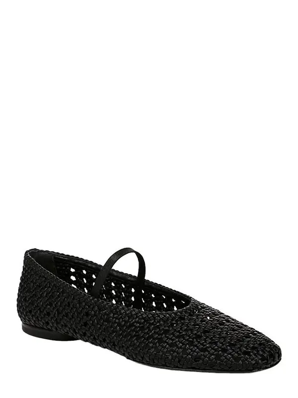 Vince Vivian Mary Jane Flats - Black