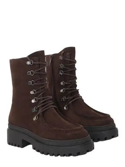 MAGUIRE Lorena Combat Boots - Brown