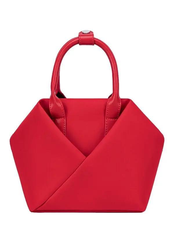LUX AND NYX Origami Crossbody Tote And Handbag - Cardinal Red