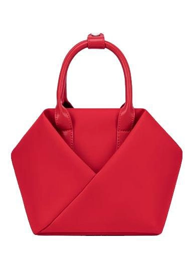 LUX AND NYX Origami Crossbody Tote - Cardinal Red