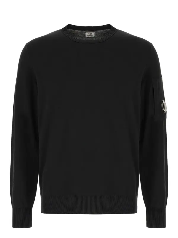 C.P. COMPANY Cotton Jumper - Black