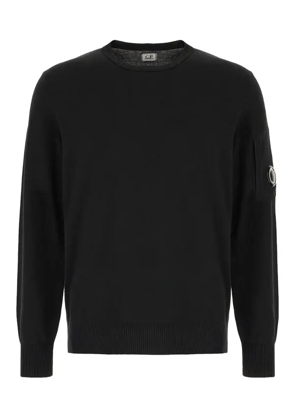 C.P. COMPANY Cotton Jumper - Black