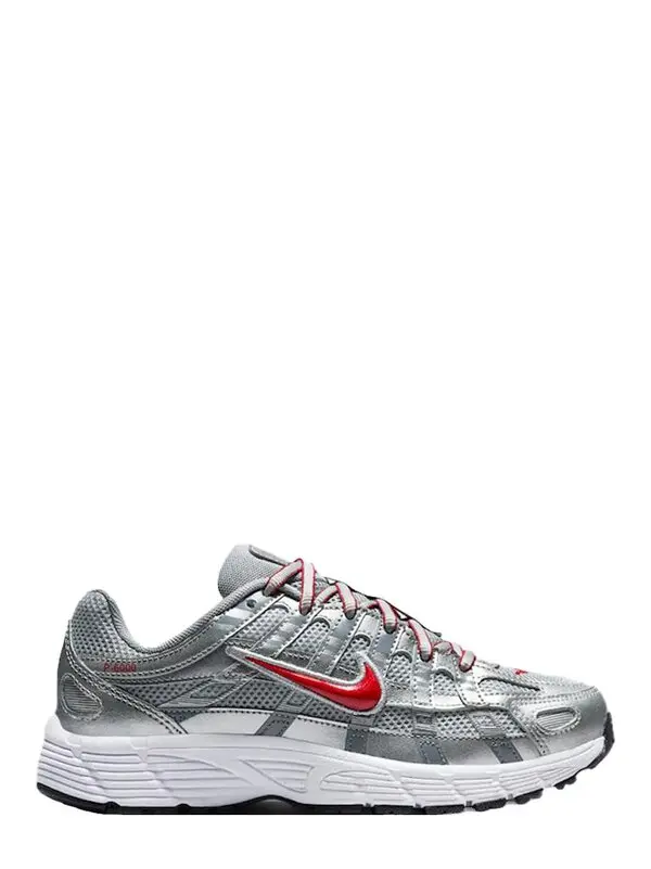 Nike P-6000 Metallic Sneakers - Metallic Silver/flat Silver/cool Grey