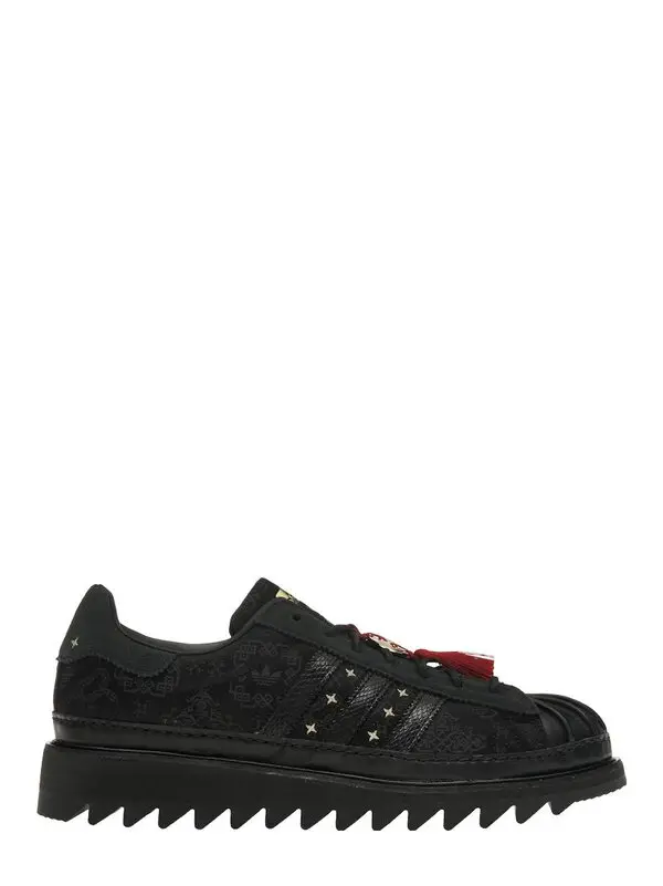 Adidas Superstar Clot Edison Chen Chinese New Year Sneakers - Core Black/carbon/gold Metallic
