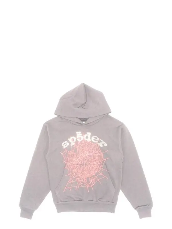 SP5DER Rhinestone Og Web V2 Hoodie - Black