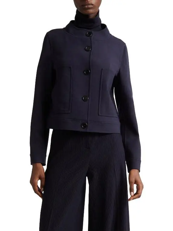 Max Mara Lamine Virgin Wool Jacket - Ultramarine