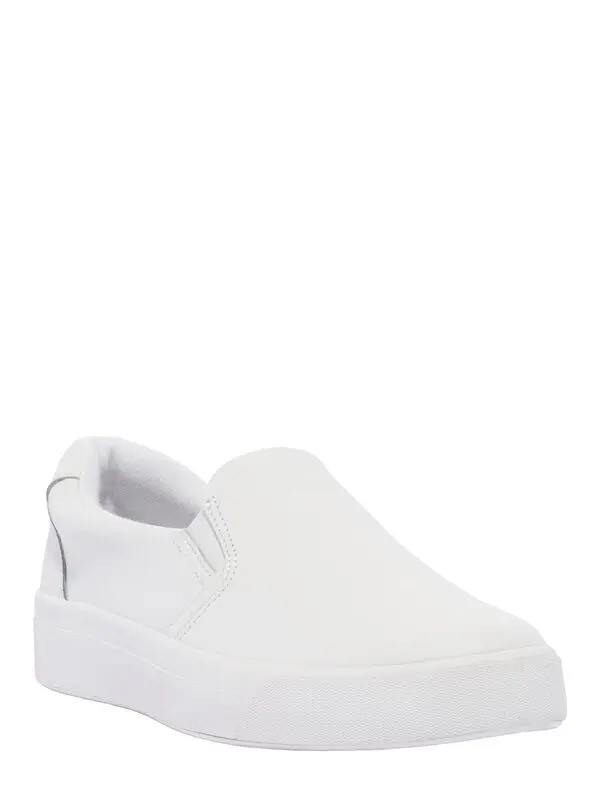 KEDS® Pursuit Slip-on Sneaker - White Leathe