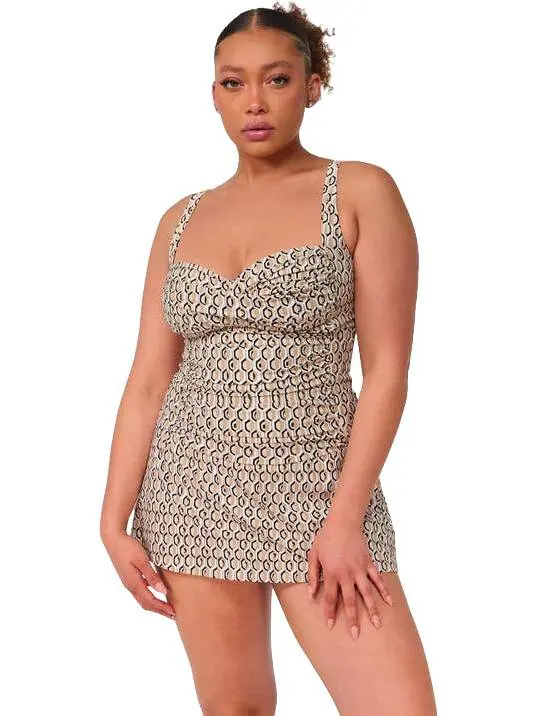 SUNSETS ESCAPE Sienna Swim Dress - Sand Drift