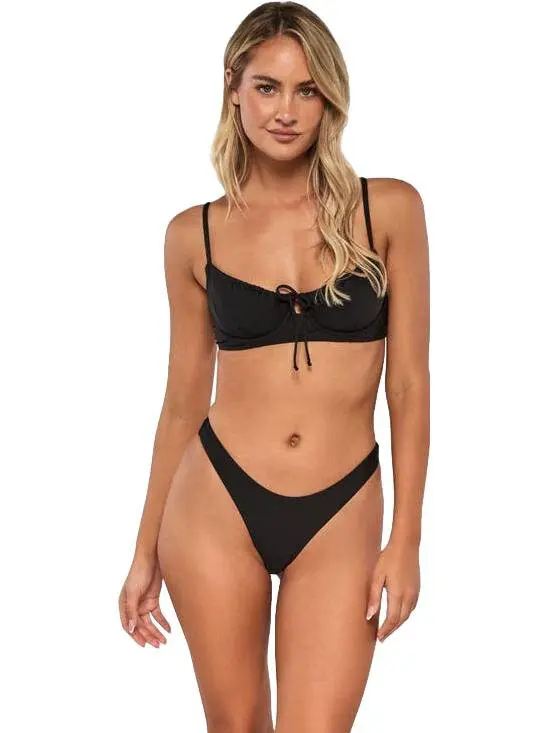SWIM SYSTEMS Avila Underwire Bikini Top - Black