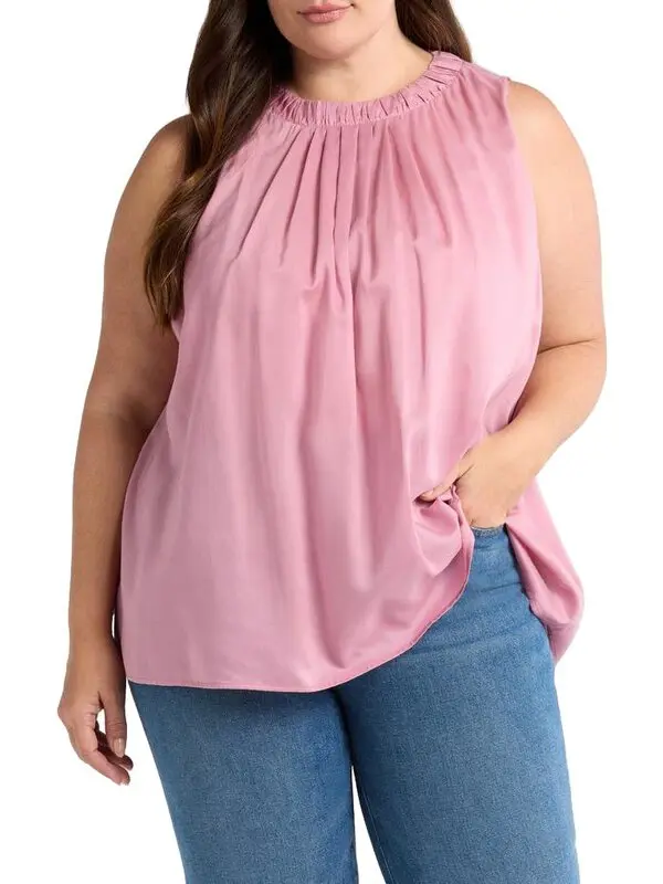 HARSHMAN Ciri Sleeveless Tencel® Top - Blush Pink