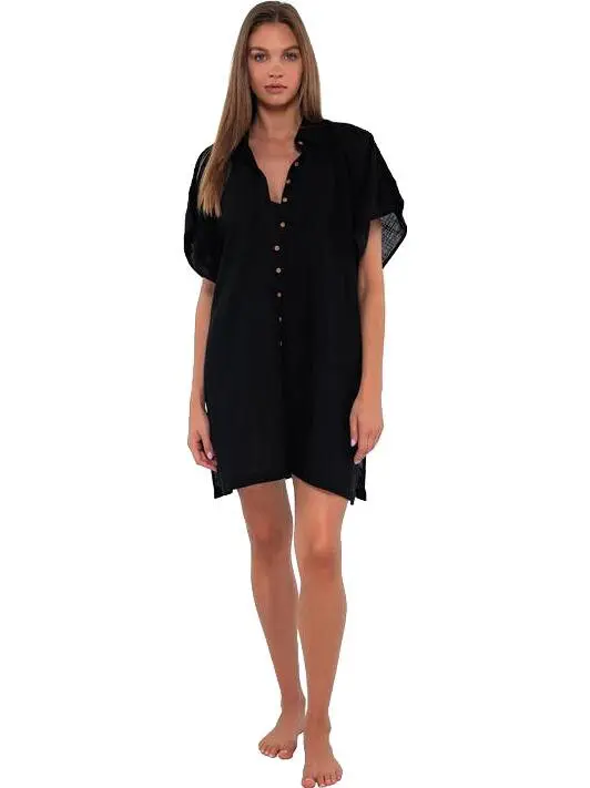 SUNSETS Shore Thing Tunic - Black