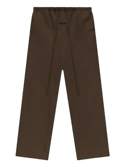 Fear Of God Essentials Textured Nylon Utility Pant - Brown