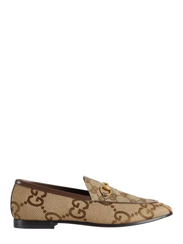 Gucci Jordaan Jumbo Gg Loafer - Brown