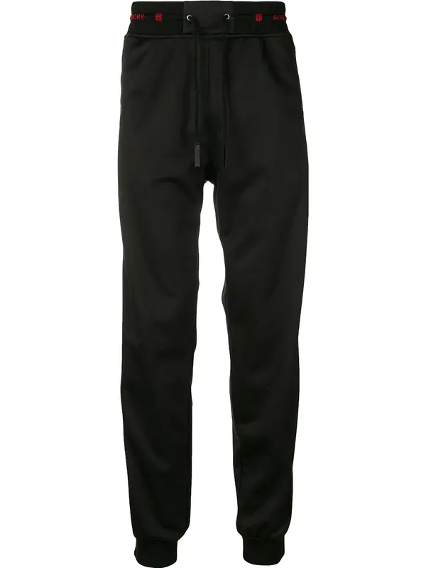 Givenchy Drawstring Track Trousers - Black