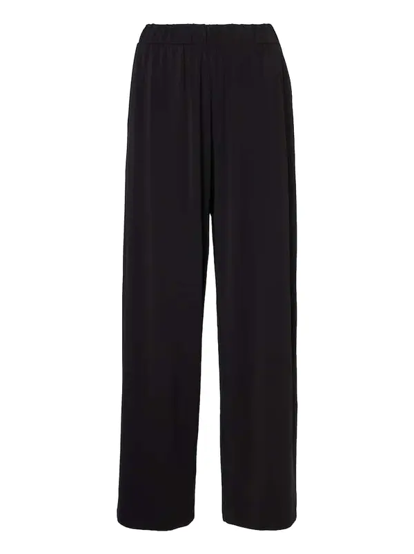 Max Mara Savio High-rise Wide-leg Trousers - Black