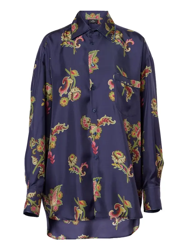 Etro Printed Silk Shirt - Multicoloured