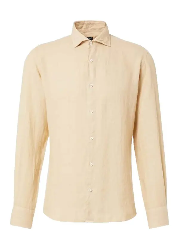 Fedeli Linen Shirt - Beige