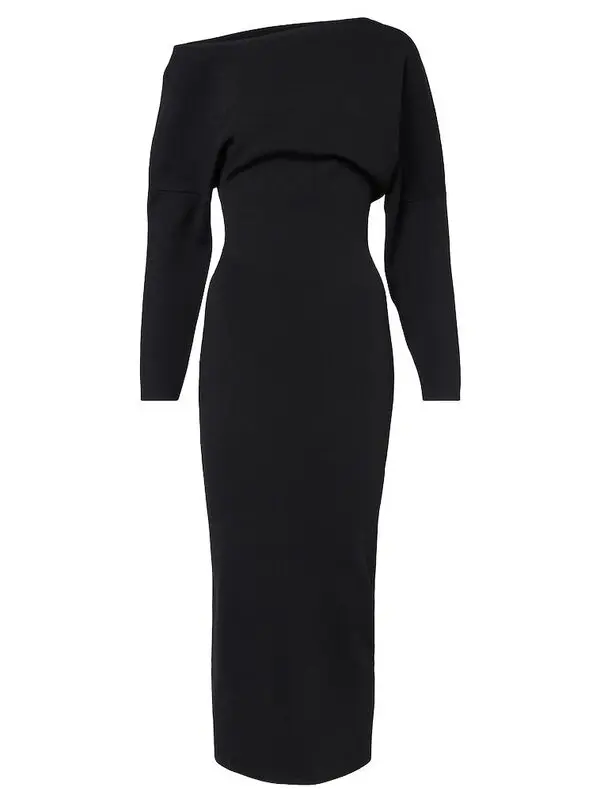 Altuzarra Etta One-shoulder Maxi Dress - Black