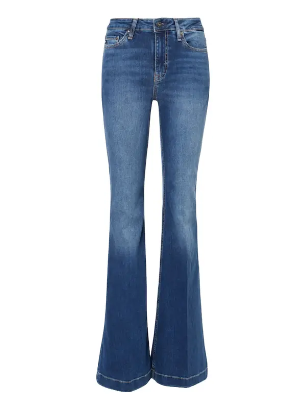 Ag Tropea High-rise Flare Jeans - Blue