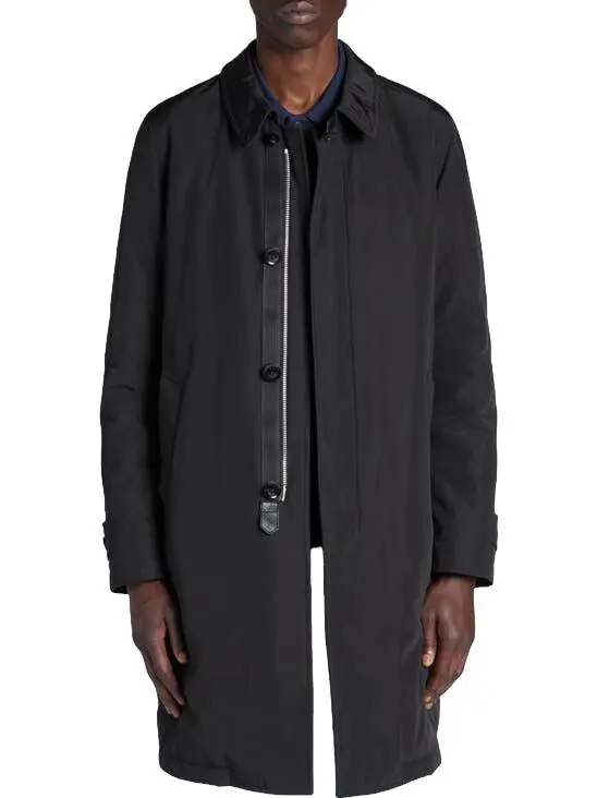 TOM FORD Microfaille Raincoat - Lb999 Black