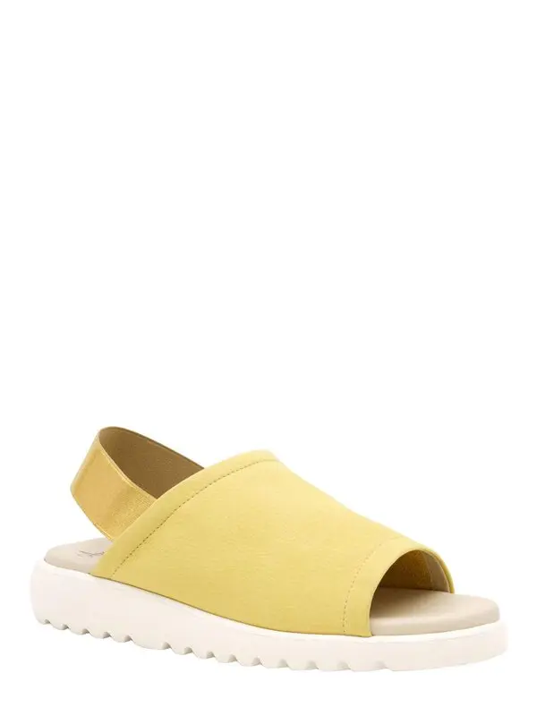 AMALFI BY RANGONI Bahamas Slingback Sandal - Paglia Yellow Long Beach