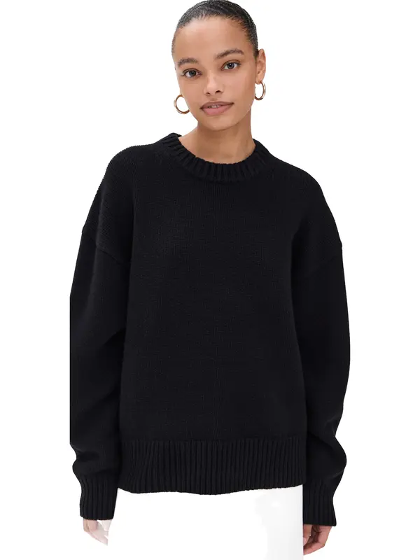 Sold Out NYC Signature Crew Neck Sweater - Black