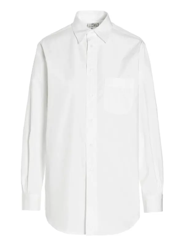 MAISON MARGIELA Mison Margiela Long Poplin Shirt - White