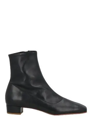 By Far Soft Leather Ankle Boots - Black