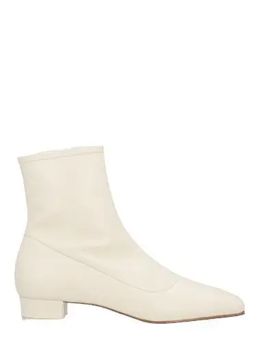 By Far Ankle Boots In Nappa Leather - White