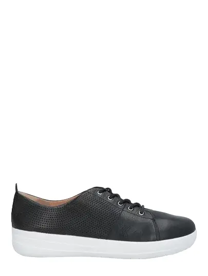 Fitflop Leather Sneakers - Black