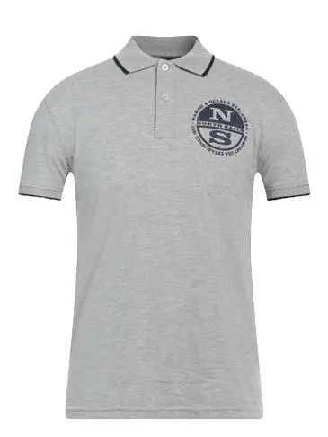 NORTH SAILS Polo Shirt Light Size Cotton, Polyester, Elastane - Grey