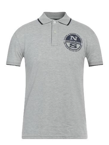 NORTH SAILS Polo Shirt Size Cotton, Polyester, Elastane - Light Grey