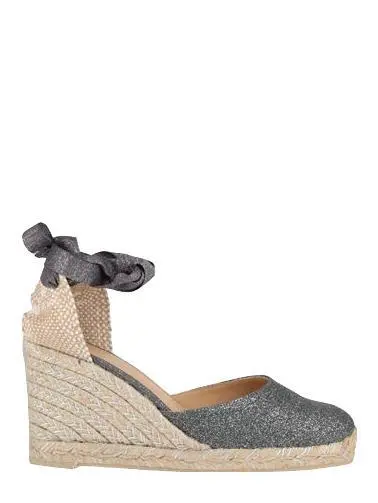 CastaÑer Espadrilles With Buckle-fastening Ankle Strap - Grey