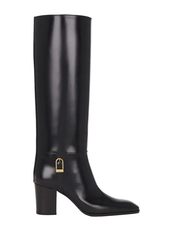 Saint Laurent Knee High Boots - Nero