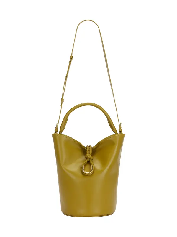 Bottega Veneta Liberta Bucket Bag - Limonite & Muse Brass