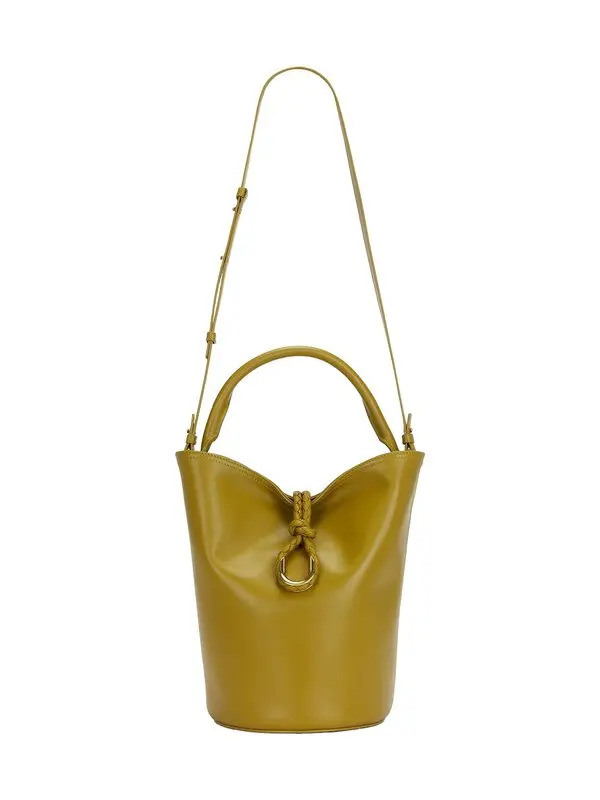 Bottega Veneta Liberta Bucket Bag - Limonite & Muse Brass