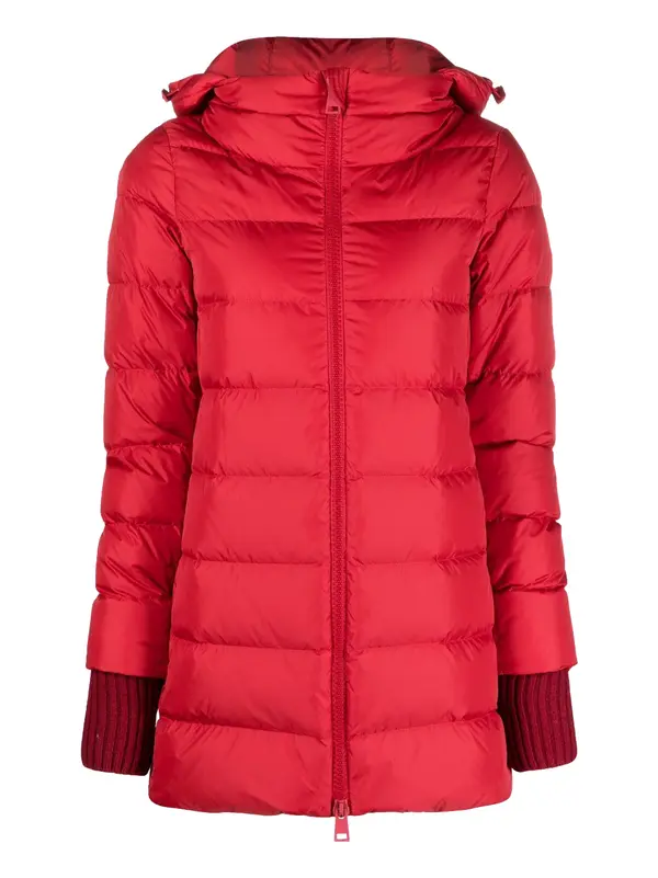 Herno Chamonix A-shape Padded Coat - Red