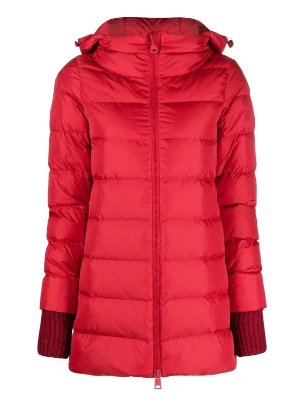 Herno Chamonix A-shape Padded Coat - Red
