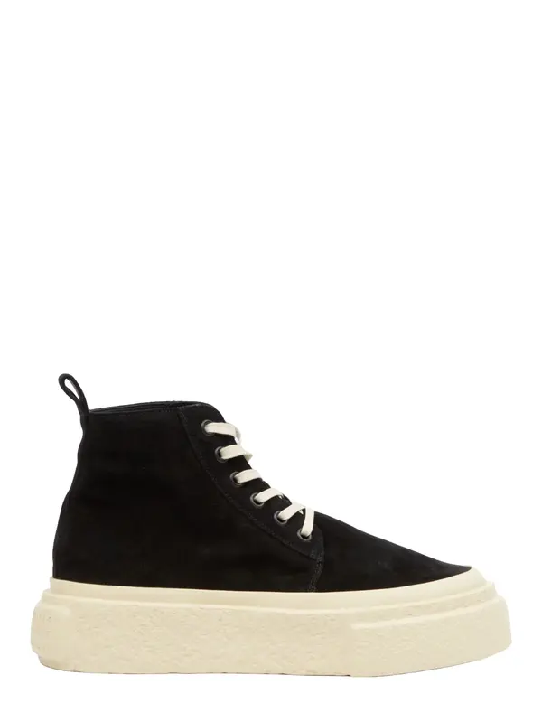 MAISON MARGIELA Suede High-top Sneakers - Black