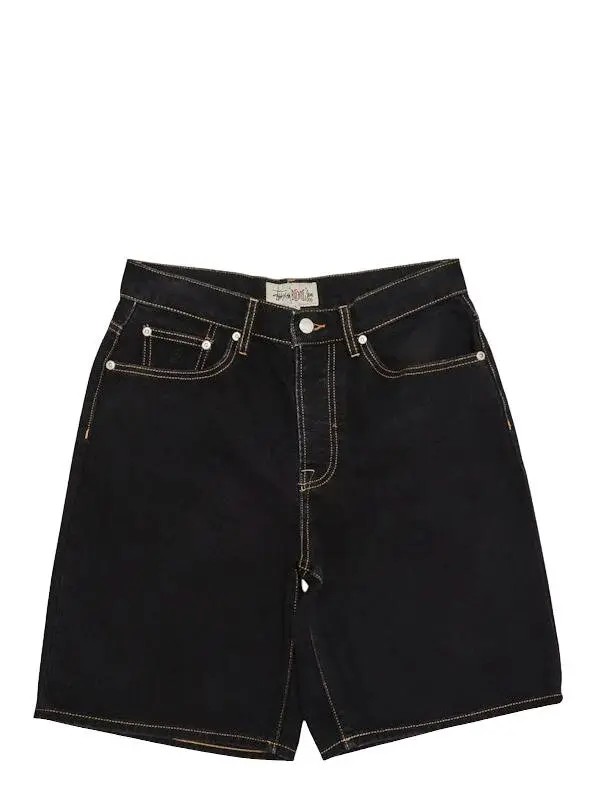 StÜssy Big Ol Denim Shorts - Washed Black