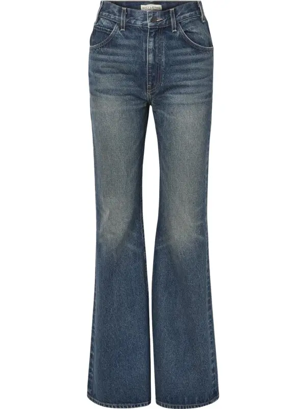 NILI LOTAN Roe Flared Jeans - Blue