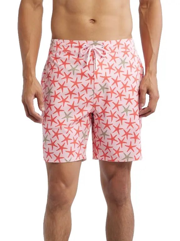 Johnnie-o Seastar Swim Trunks - Porto Pink