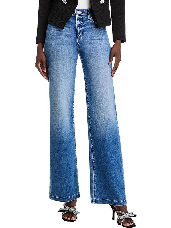 L'Agence Clayton High-rise Wide Leg Jeans - Hampton