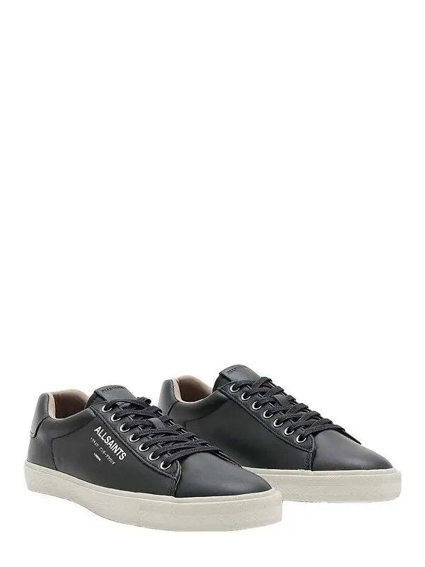 ALLSAINTS Underground Leather Sneakers - Black