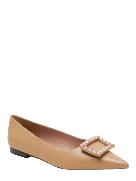 Linea Paolo Nolene Pointed Toe Flat - Desert